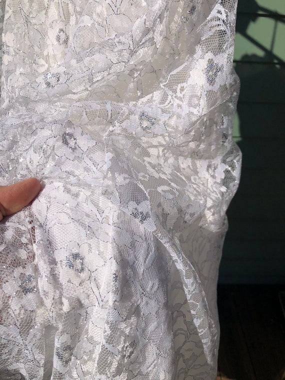 1980s Patricia Green Couture Gown - Size 6 Lace Eveni… - Gem