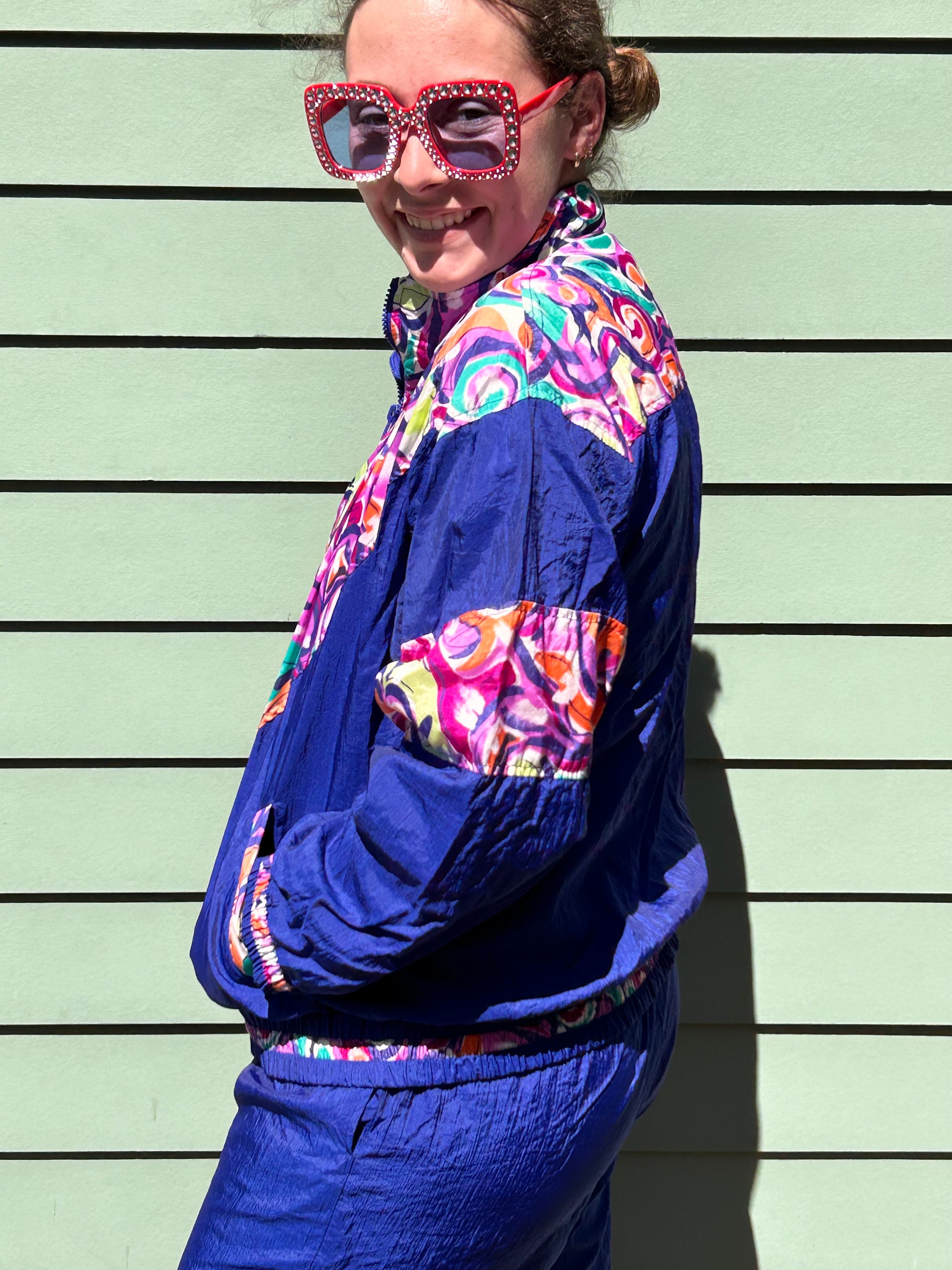 Fab 80s Track Suit Jennifer Moore Petites PL 1980s Track Suit Warmup ...