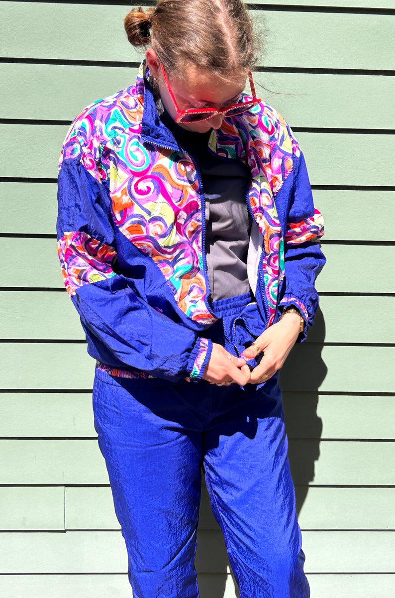 Fab 80s Track Suit Jennifer Moore Petites PL 1980s Track Suit Warmup ...