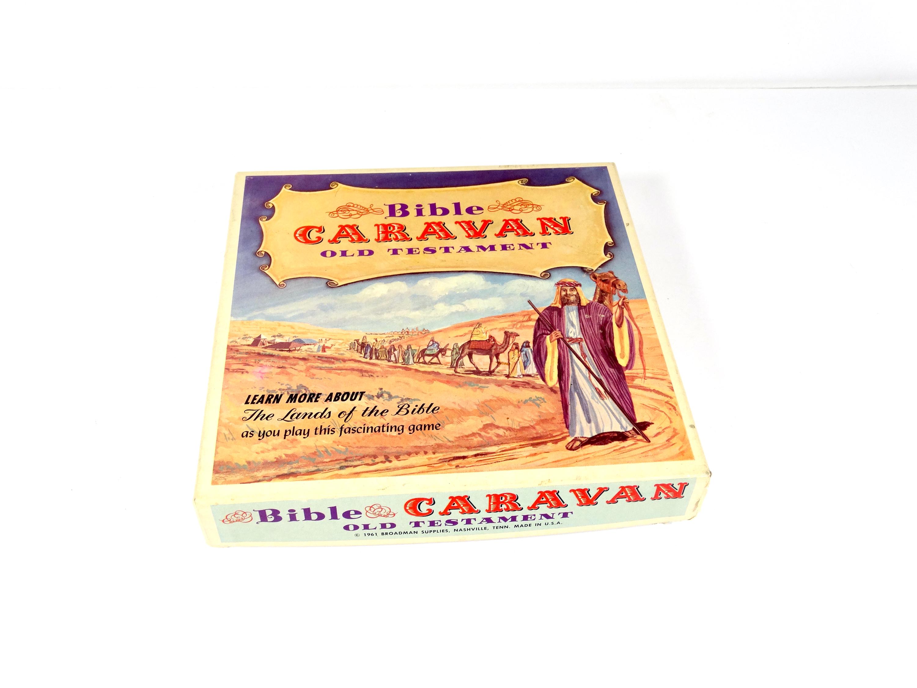 1961 Bible Caravan Game Broadman Supplies - Bible Game Old Testament ...