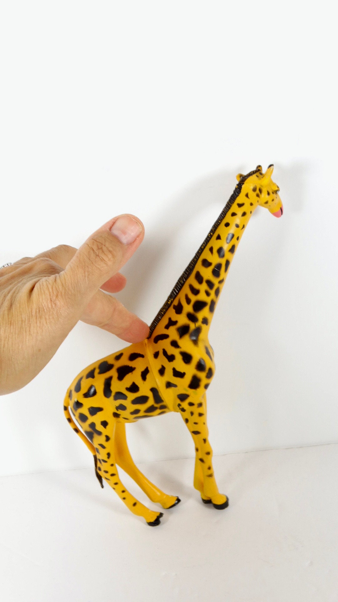1987 Toy Giraffe Plastic Giraffe Figure - Etsy