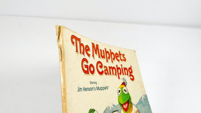 1981 the Muppets Go Camping Starring Jim Henson's Muppets Kids Book 80s ...
