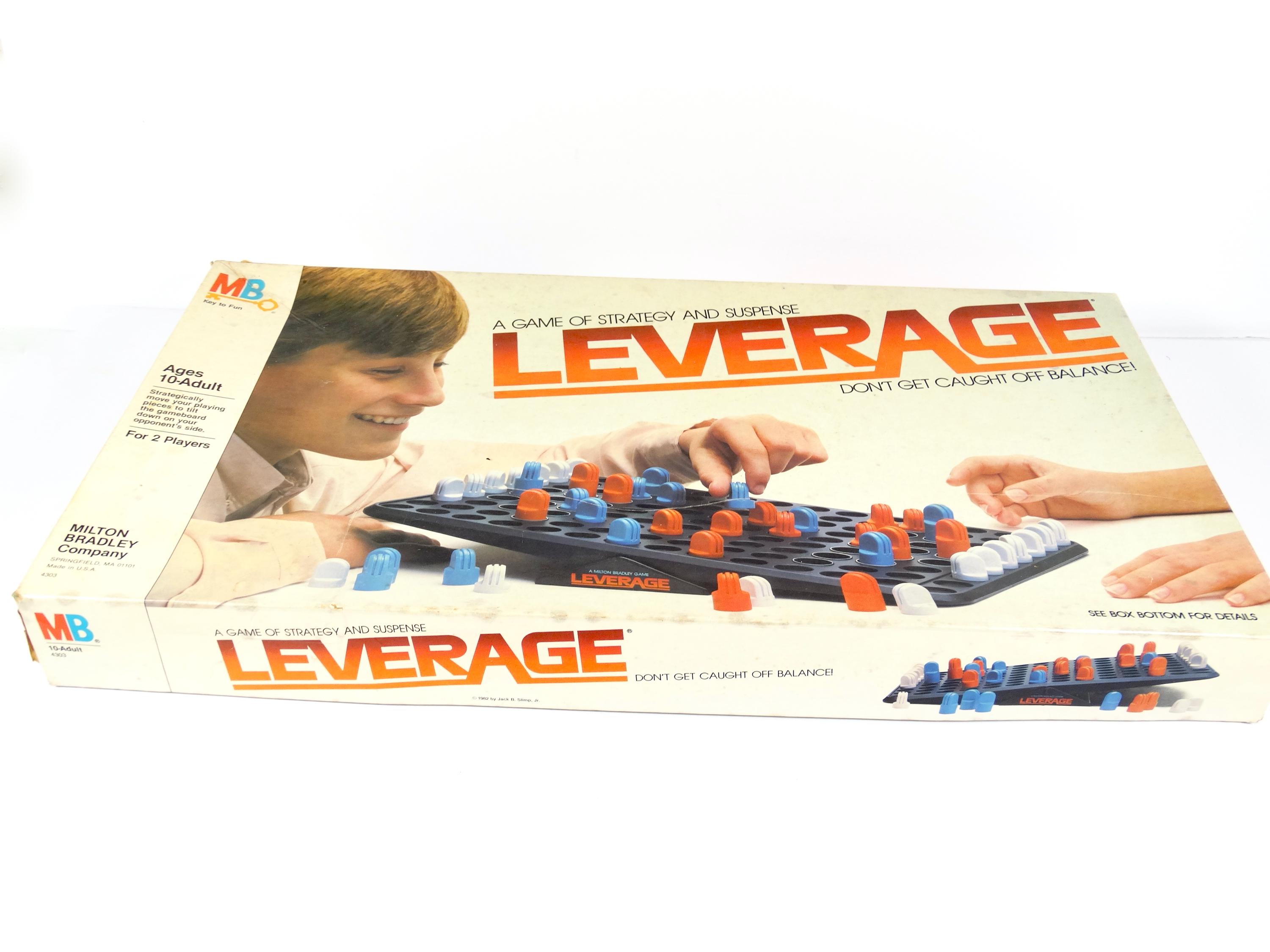 1982 Leverage Game - 1980s Game 1980s Milton Bradley Leverage Strategy ...