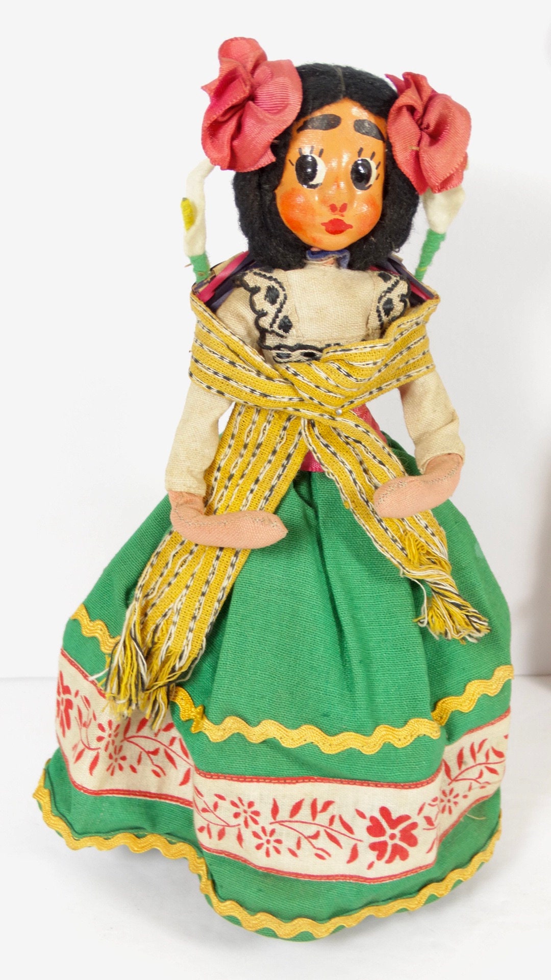 Vintage Mexican Dolls Folk Art Señor Señorita Picador Matador ...