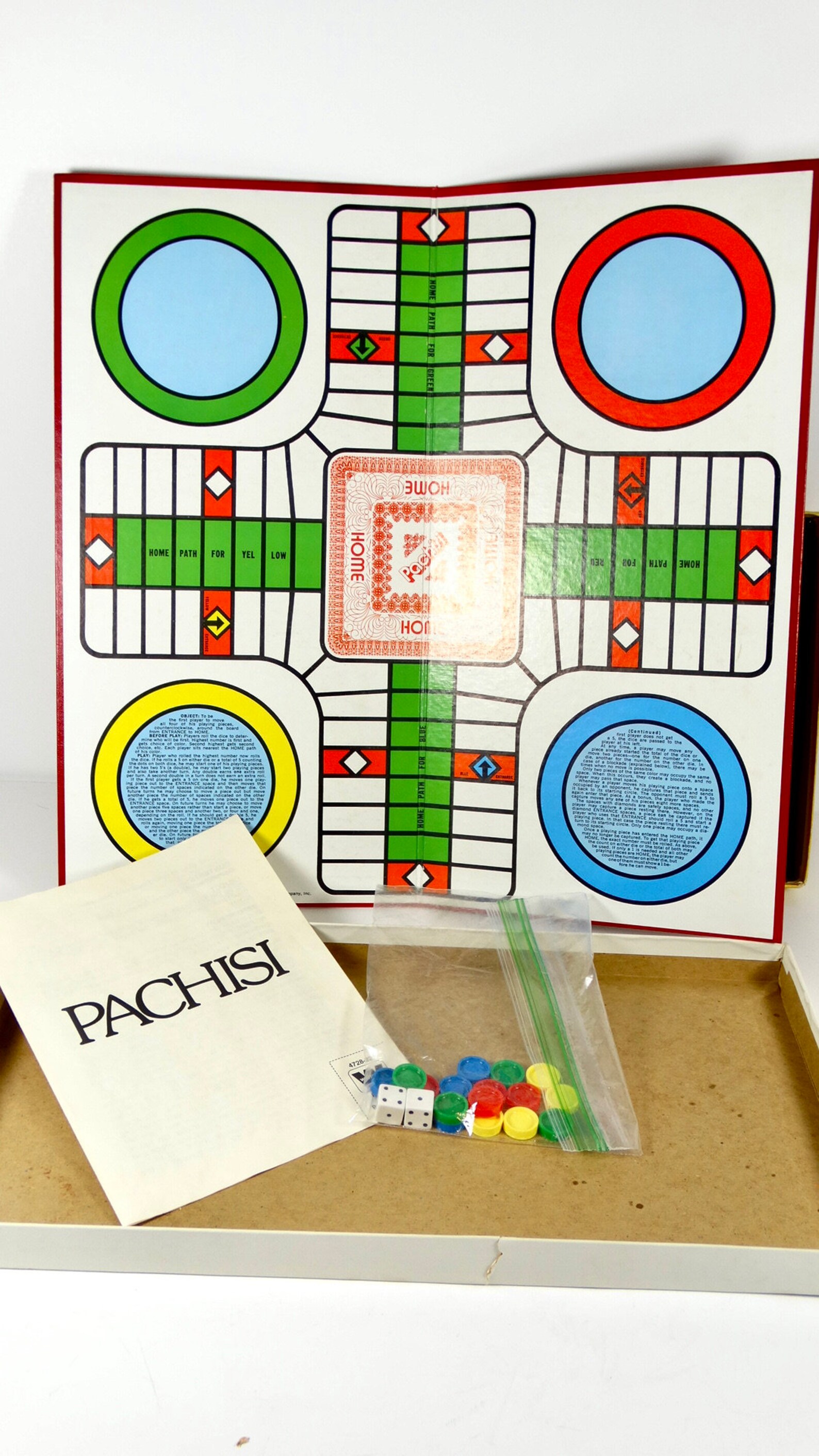 1981 Pachisi Game Whitman Pachisi Parchisi Classic Board Game Night ...