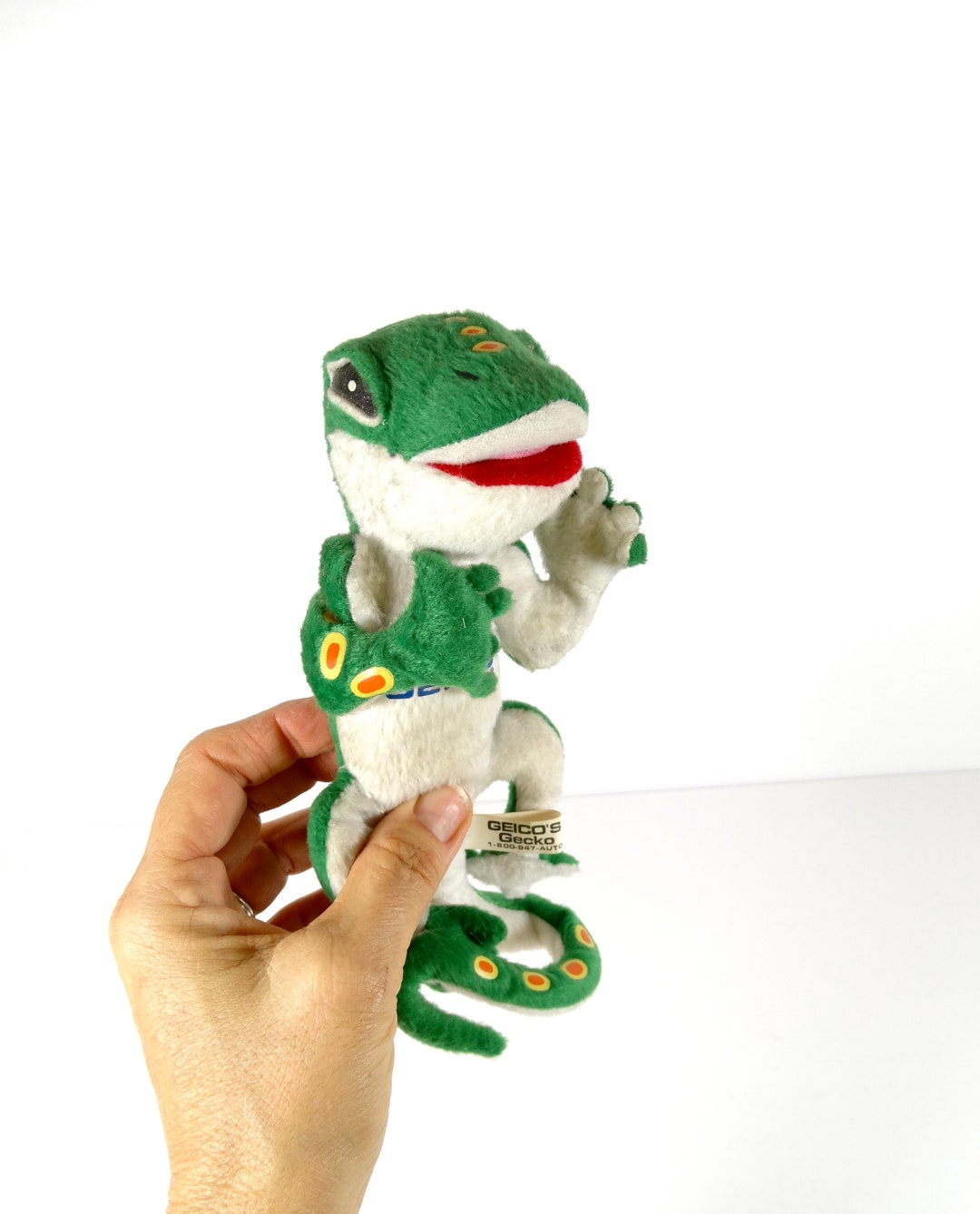 Y2K Geico Insurance Gecko Vintage Advertising Promo Gecko Original ...
