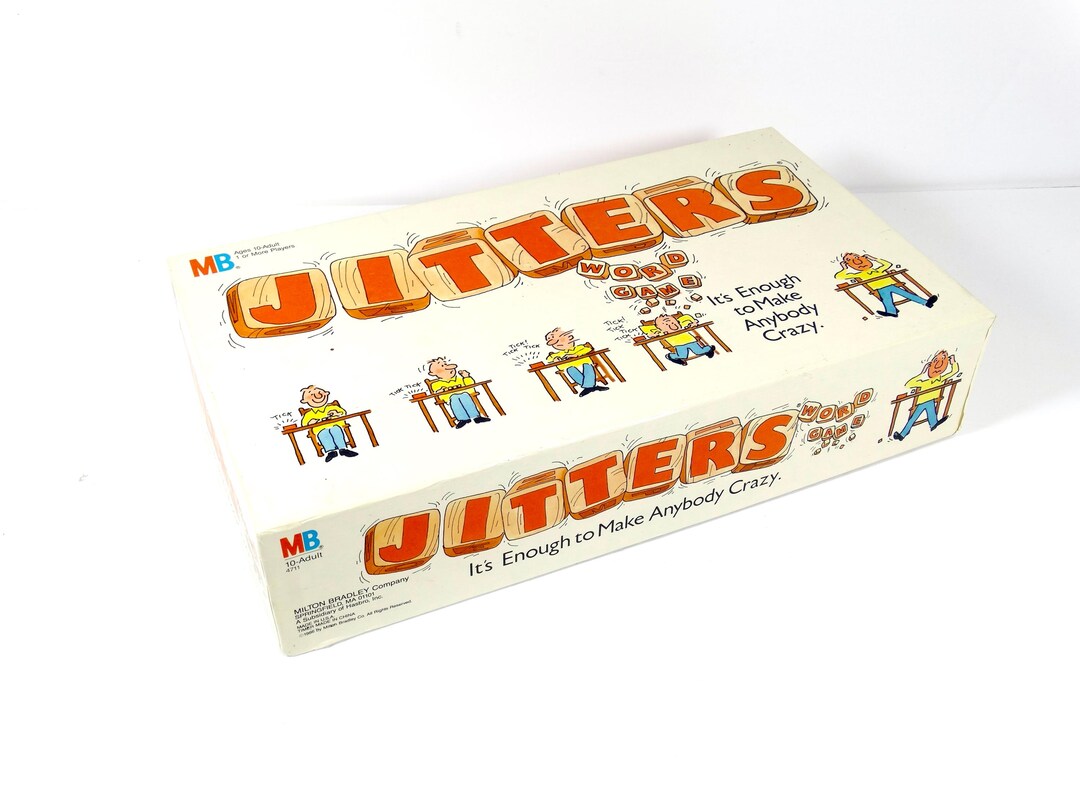 1986 Jitters Word Game - COMPLETE - Vintage Spelling Cube Game ...