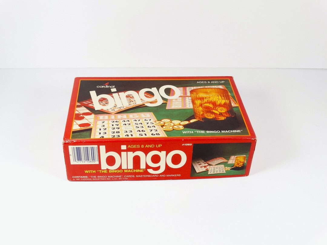 1981 Cardinal Bingo Game COMPLETE - 1980s Bingo Vintage Bingo Bingo ...
