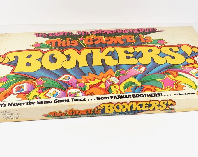 1978 Parker Brothers Bonkers Board Game 70s Classic Family Game Night ...