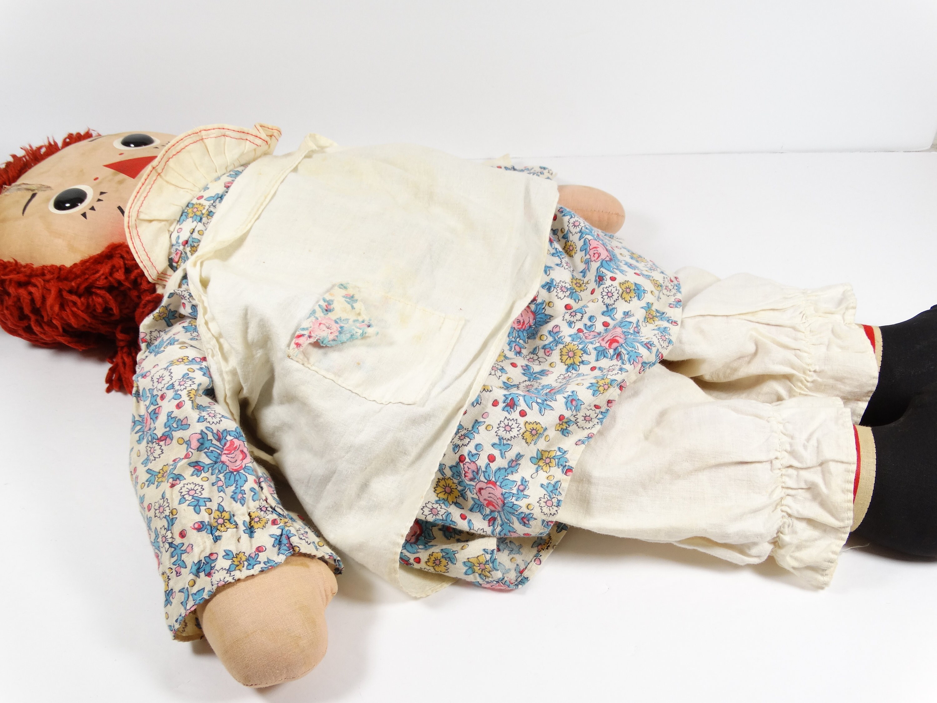 Vintage Knickerbocker Raggedy Ann Doll 24 Raggedy Ann Doll Union Made ...