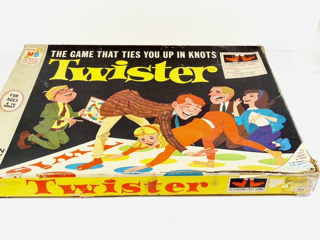 1966 Twister Game ORIGINAL Twister Midcentury Game Classic Twister 60s ...