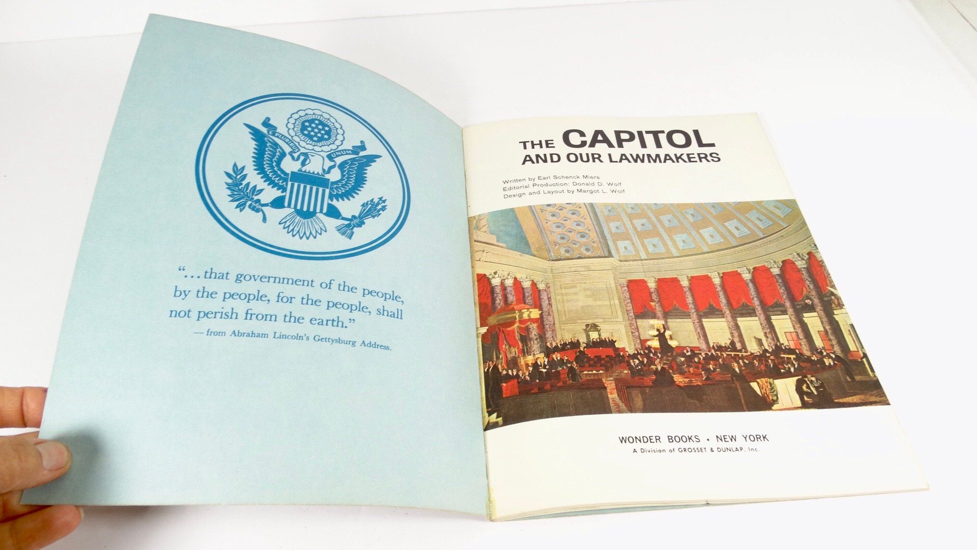 1965 The Capitol and our Lawmakers Wonder Book by Earl - Etsy Nederland