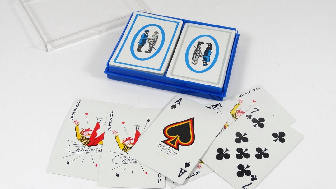 Vintage Civil War Solidier Playing Cards Double Deck Bridge Cards With ...