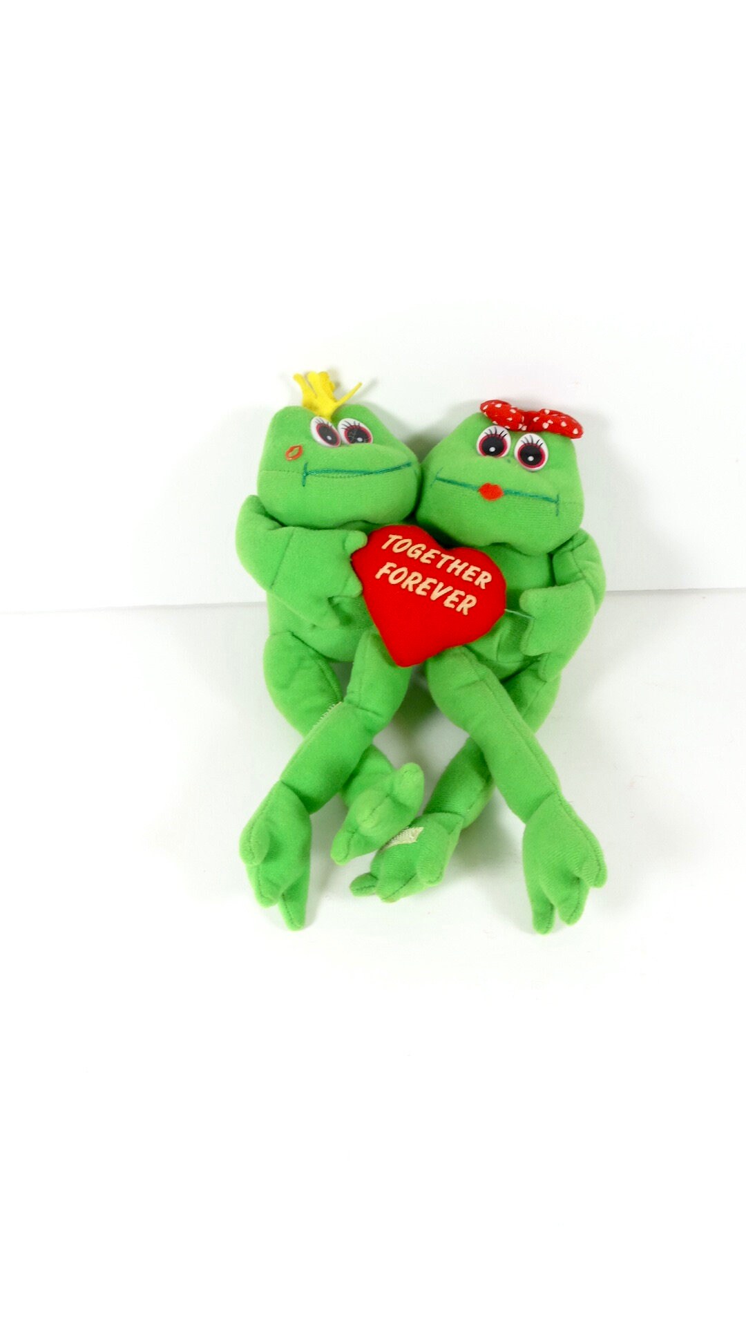 Cute Frogs Vintage Russ Berie Frog Couple Love Frogs Together Forever ...