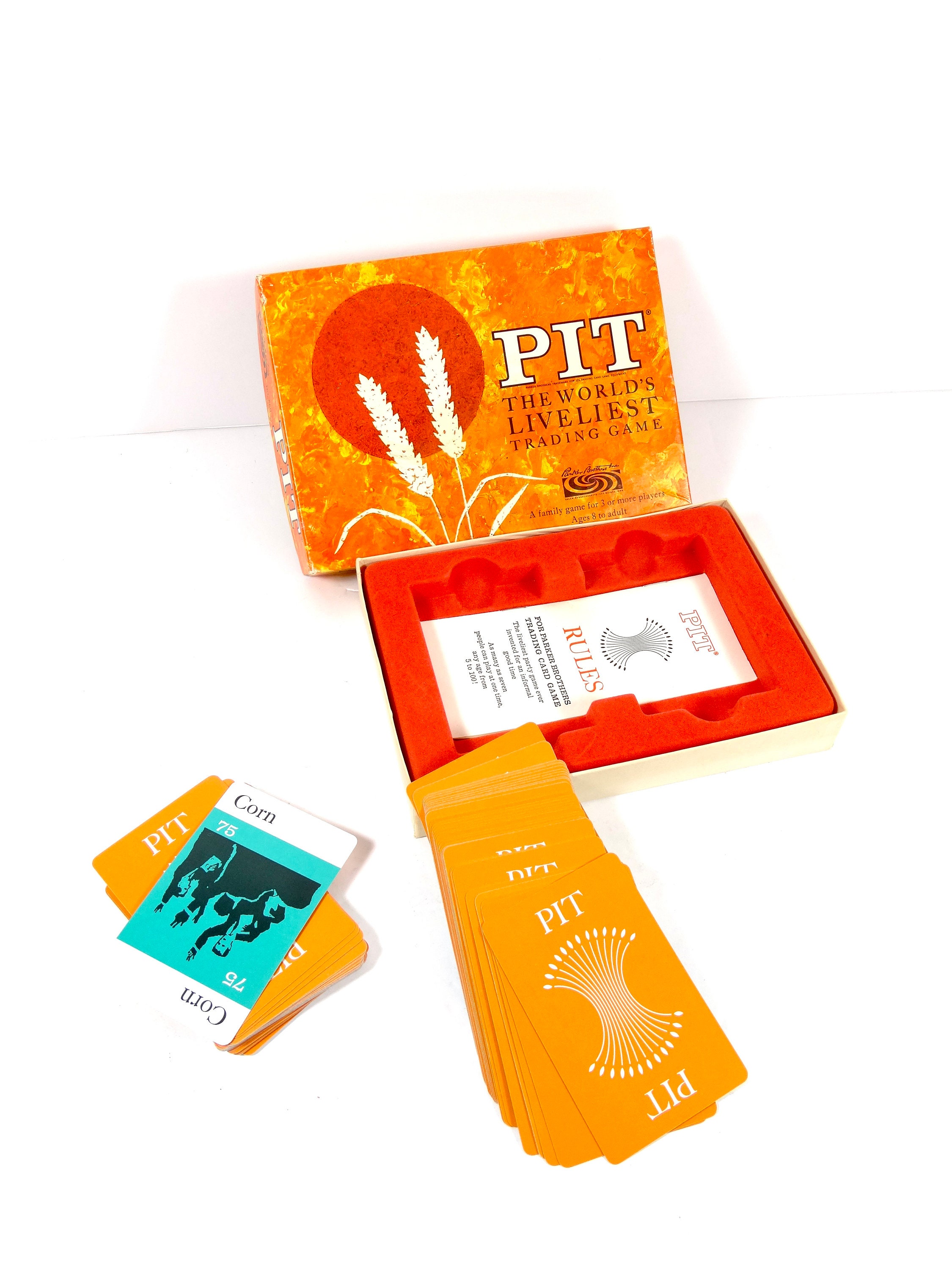 1964 Pit Game COMPLETE Parker Brothers Stock Trading Game World's ...