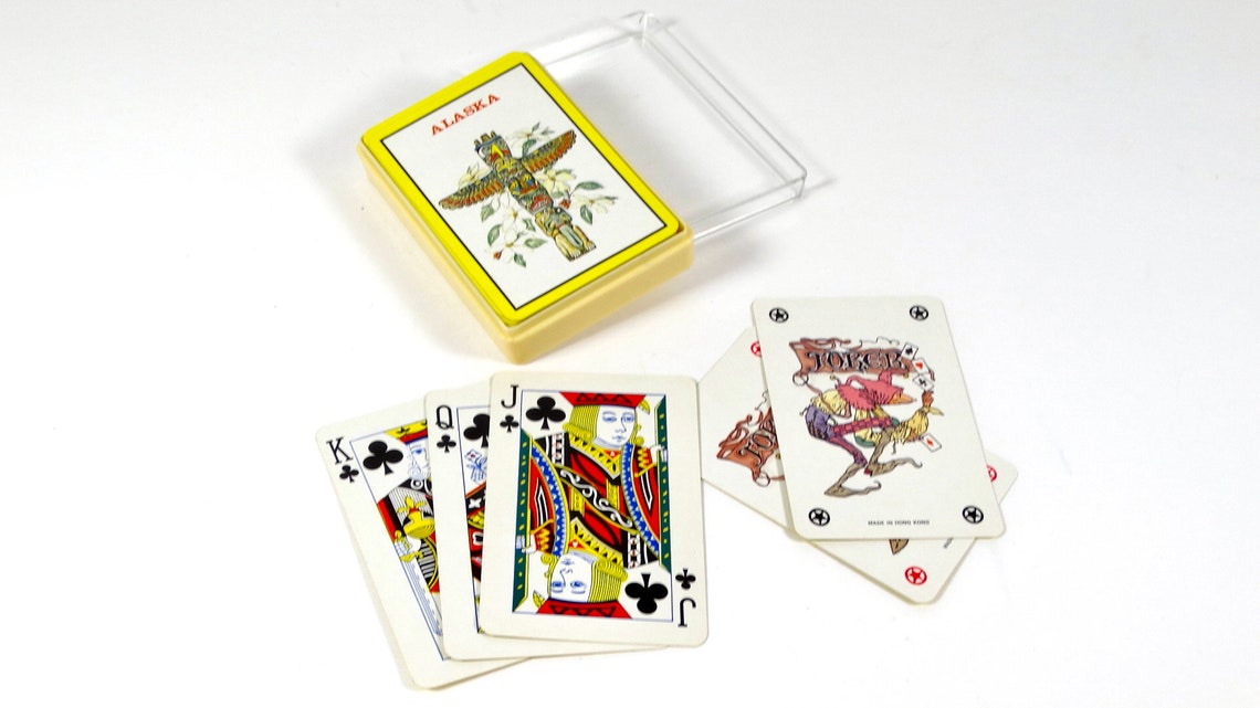 1980s Alaska Souvenir Playing Cards - Double Deck - Double Card Deck ...