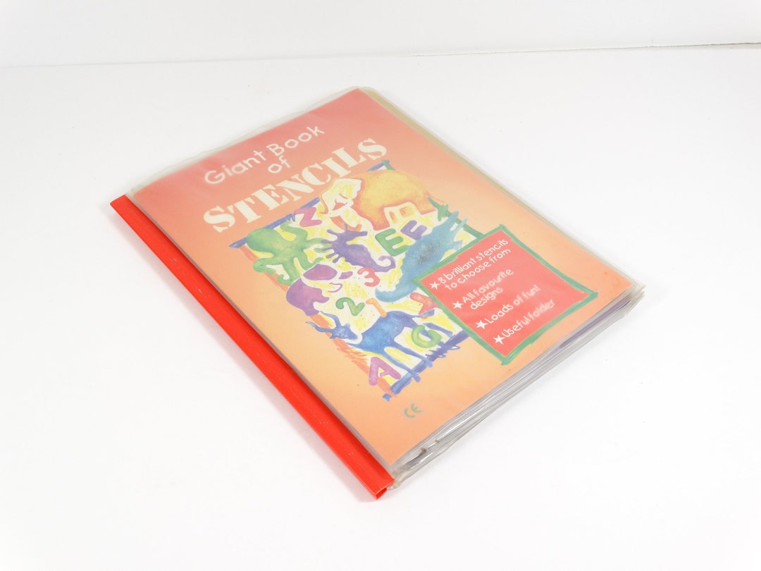 1990s Giant Book of Stencils Stencils for Kids Childrens - Etsy UK