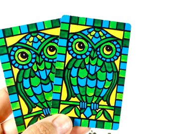 Owl Playing Cards - Etsy
