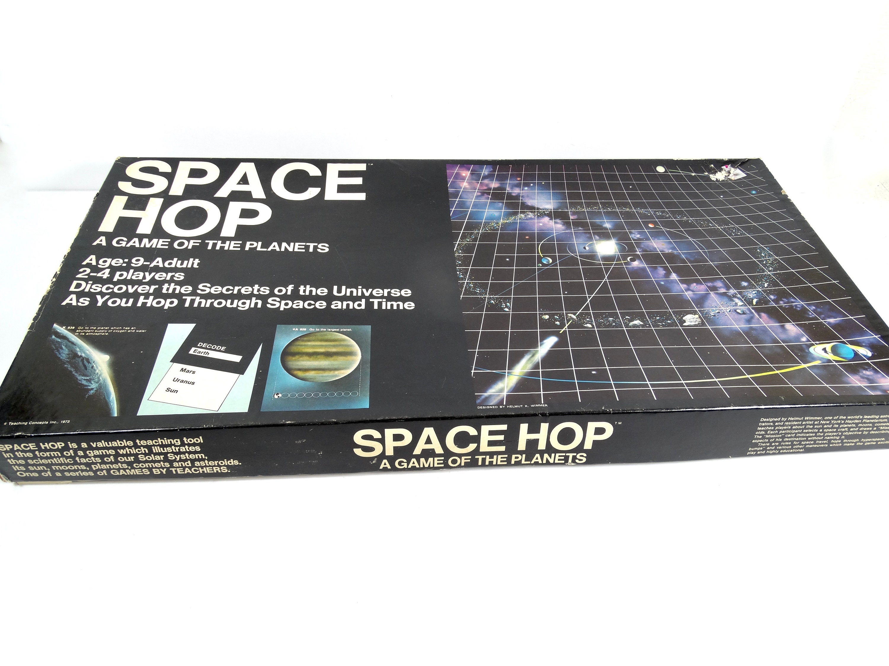 1973 Space Hop Game - 1970s Space Game Planet Game Solar System 70s Board Game Family Game Night ...