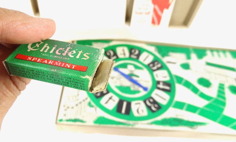 RARE 1968 Hasbro Chiclets Gum Village Game - With Chiclets Box - Etsy