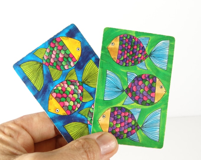Rainbow Fish Double Card Deck Vintage Stardust Playing Cards Double ...