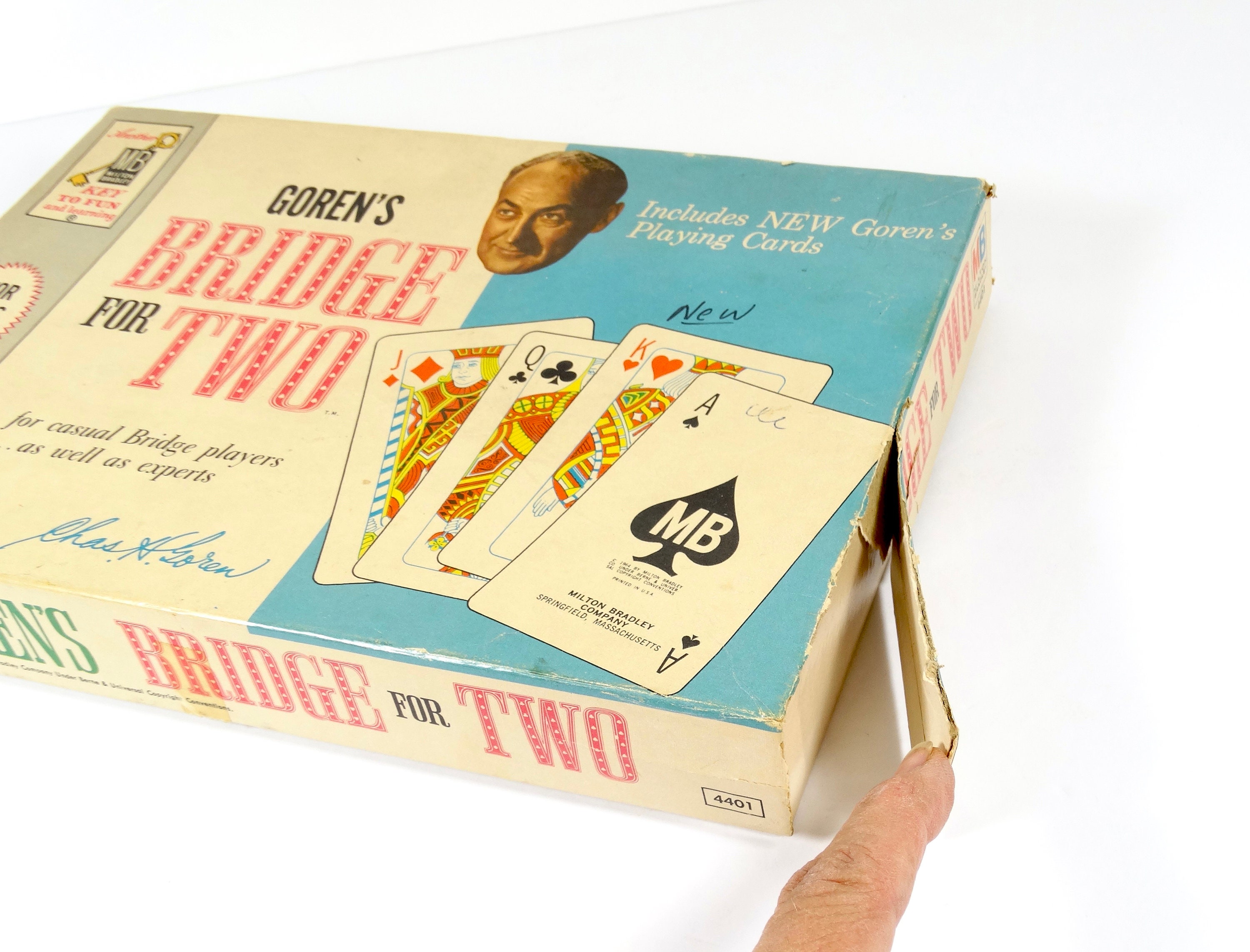 1964 Goren's Bridge for Two COMPLETE Milton Bradley Bridge Game ...