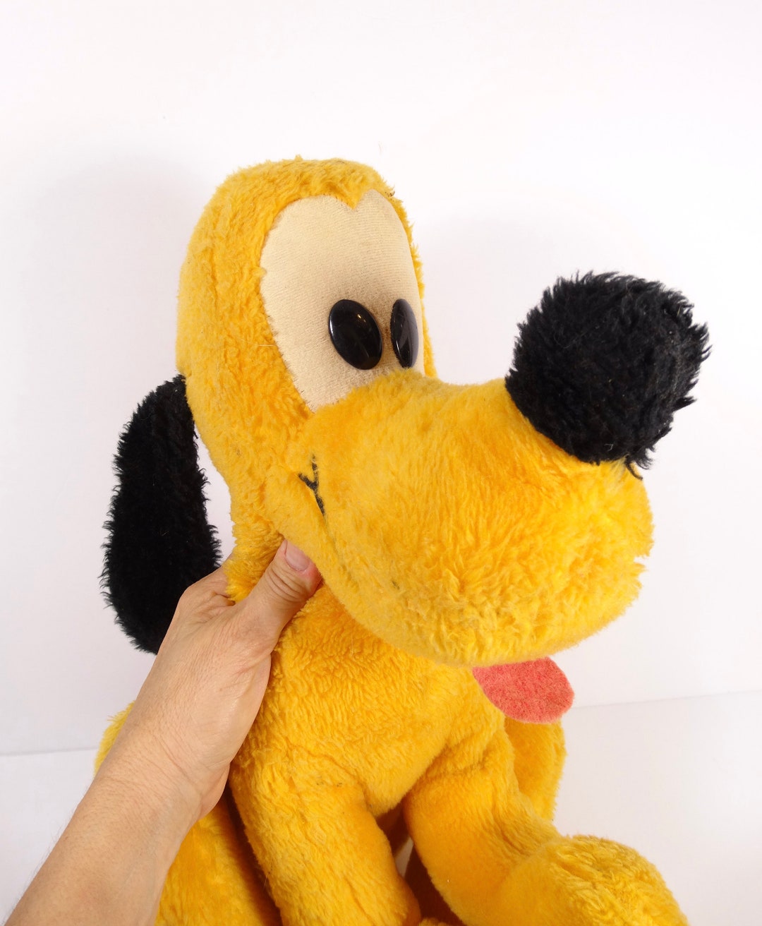 1960s Plush Pluto Walt Disney Characters Pluto California Stuffed Toys 1960s Disney Stuffed ...