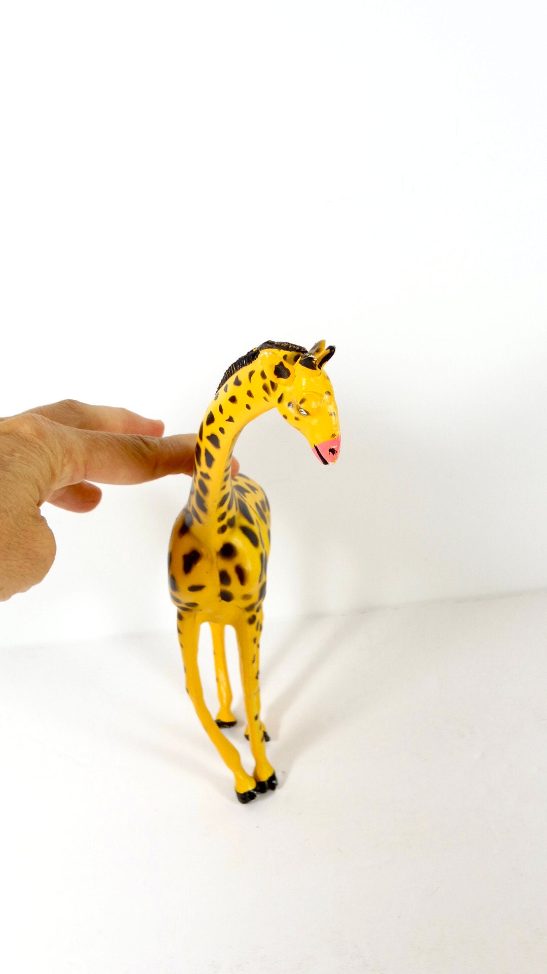 1987 Toy Giraffe Plastic Giraffe Figure - Etsy