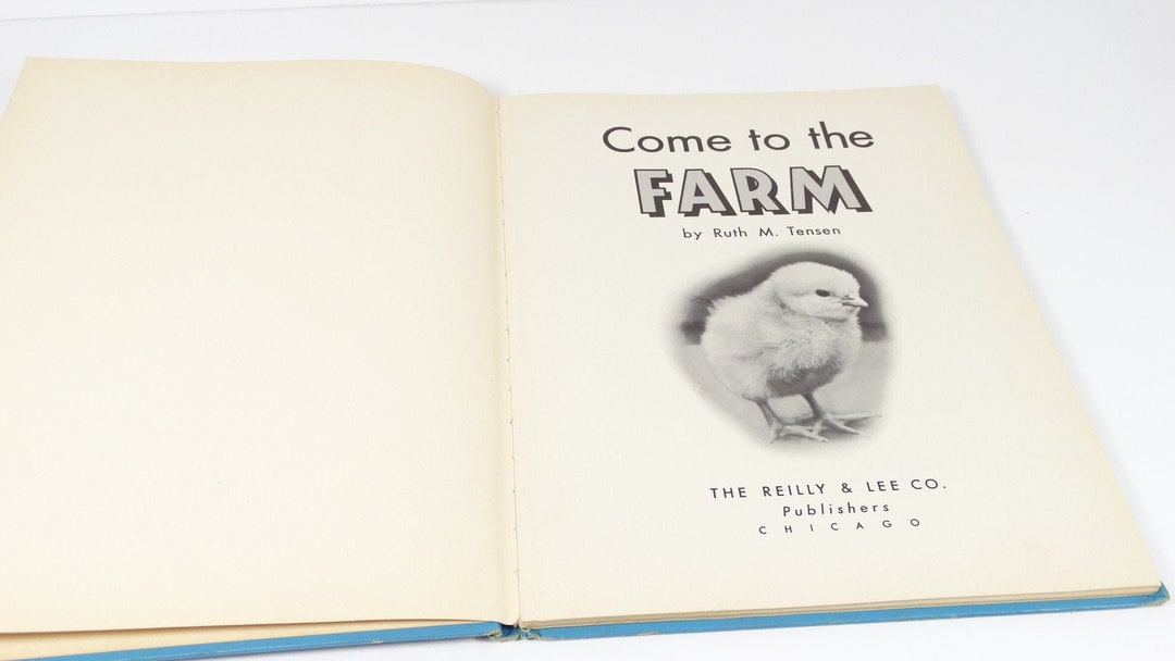 1949 Come to the Farm - Ruth M. Tensen - Picture Books for Kids Early ...