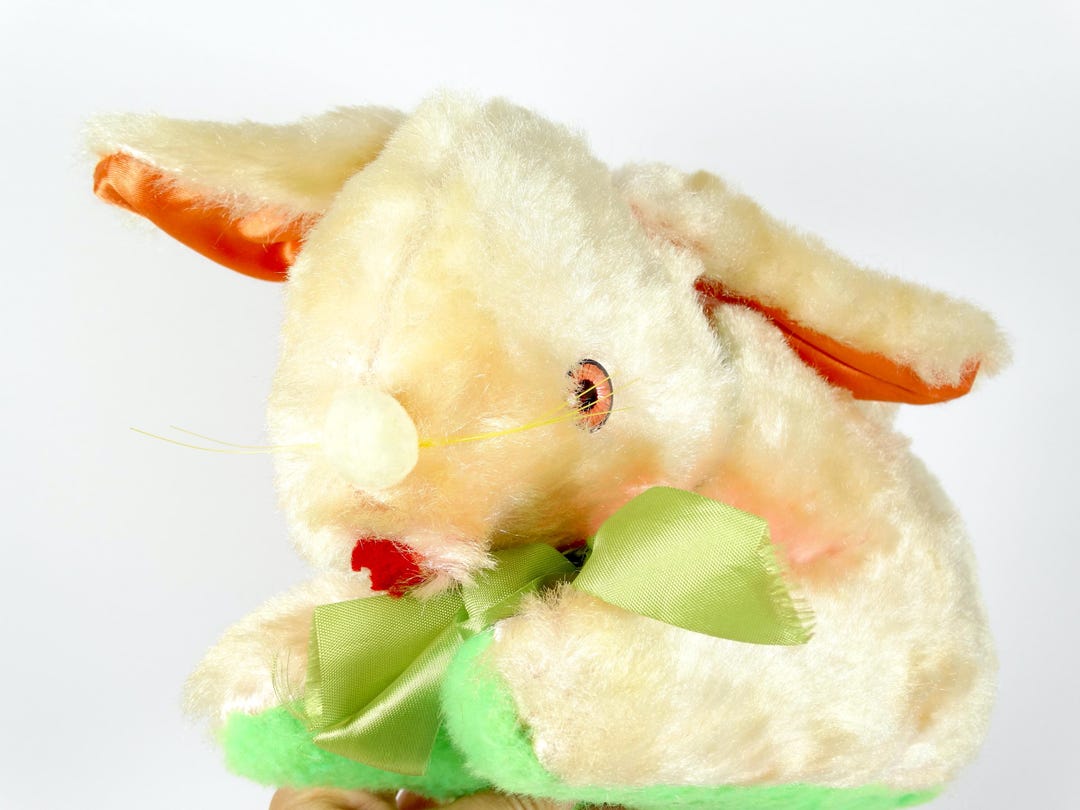 1960s Dollcraft Bunny Rabbit Vintage Stuffed Rabbit Easter Toy Union ...