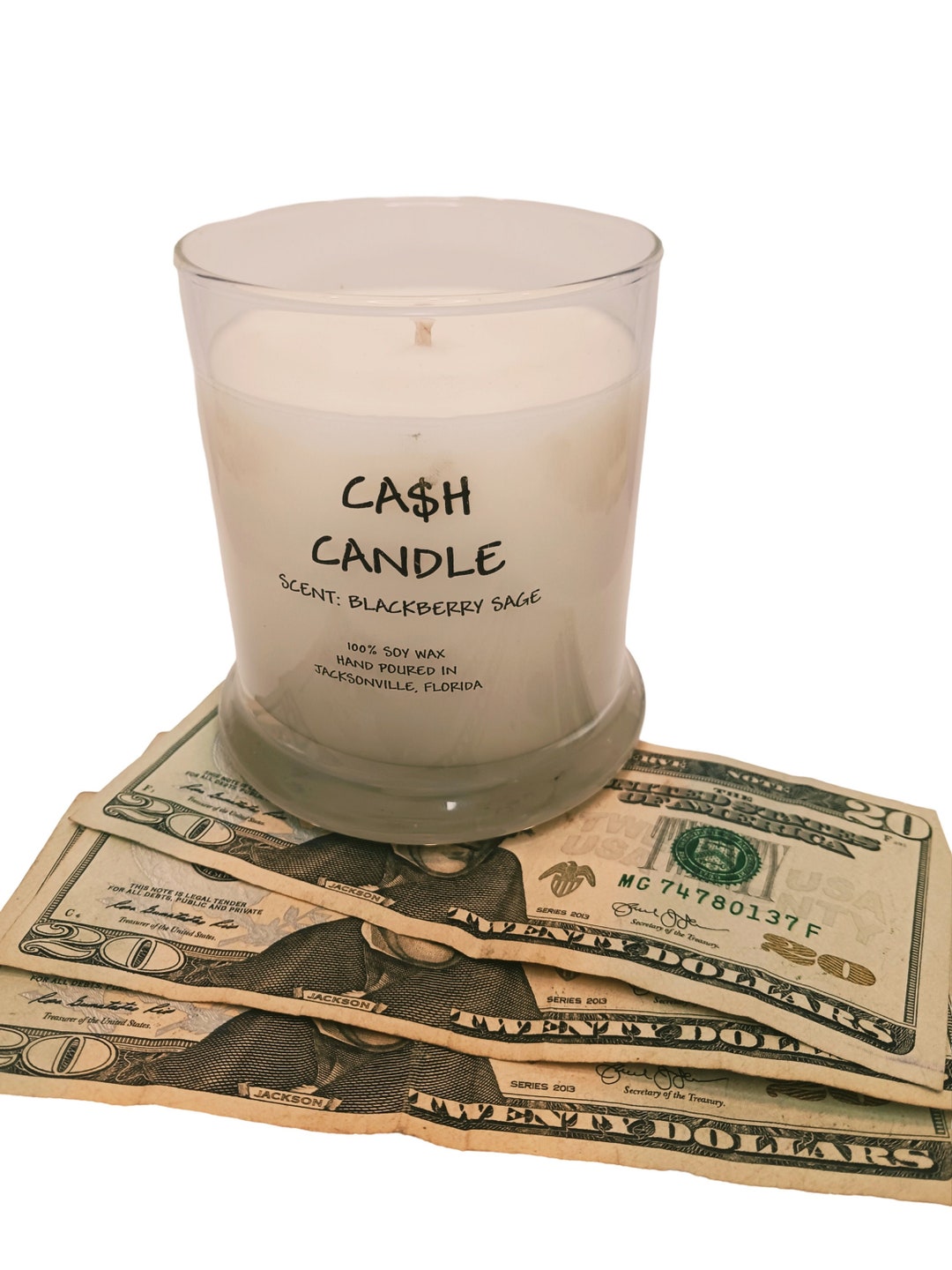 Cash Candles, Custom Candles, Money Candles, Custom Scented Candles ...