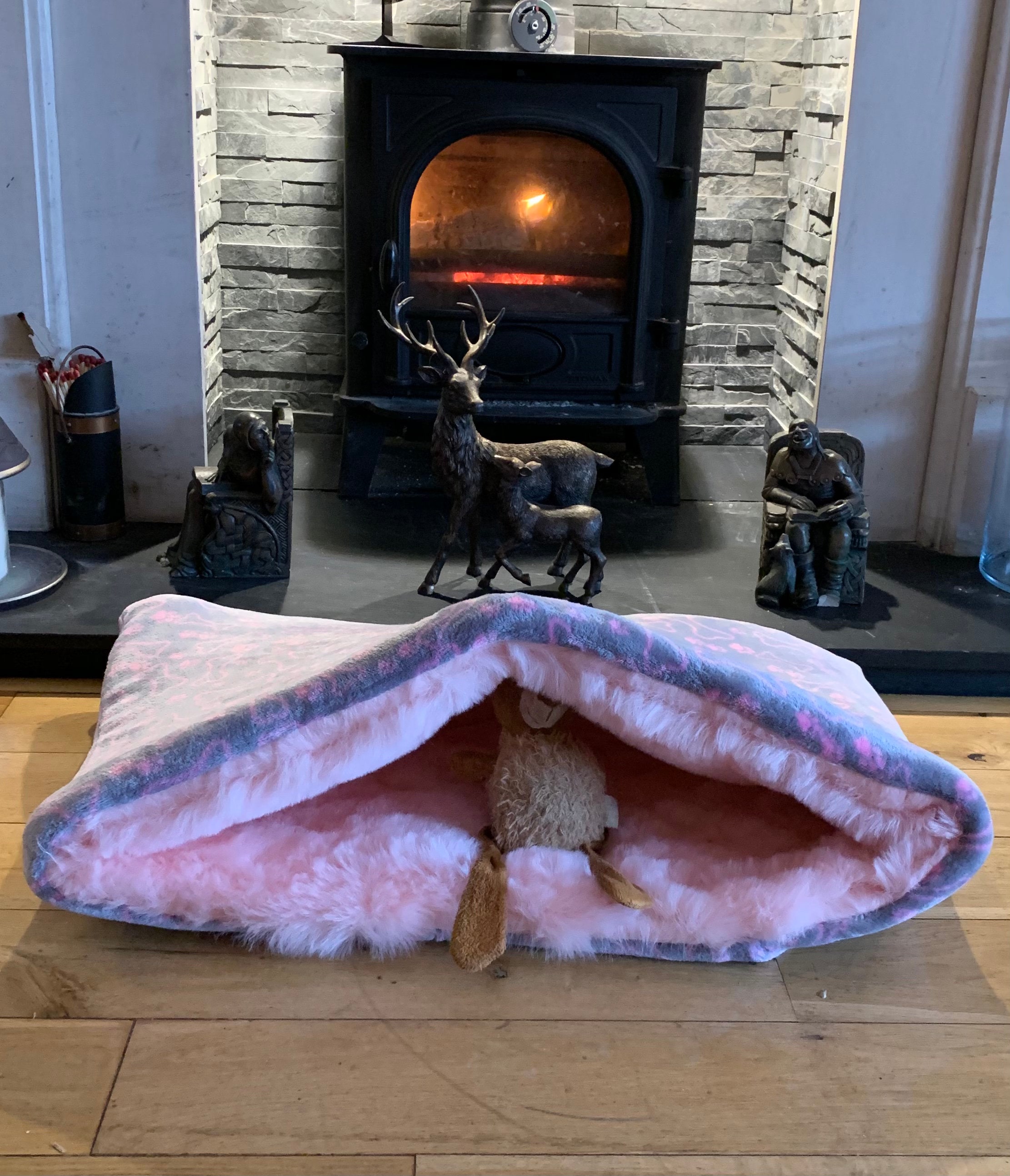 Beautiful Luxury Fur Lined Snuggle Sack 76x76cm | Etsy UK