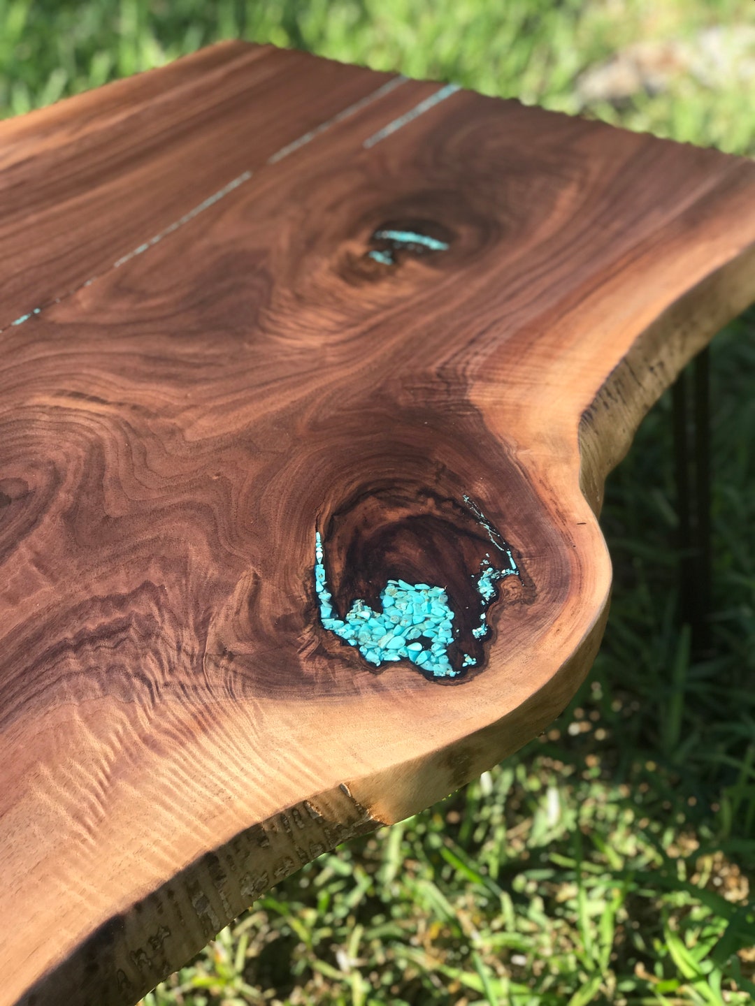River Walnut Coffee Table - Etsy