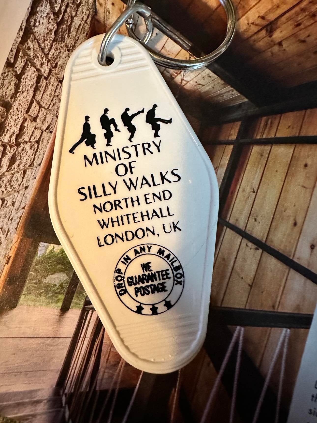 Ministry of Silly Walks Monty Python Retro Look Key Tag or Fob - Etsy