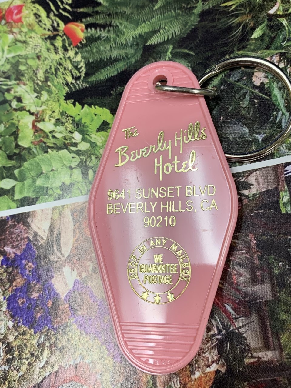 Beverly Hills Hotel Vintage-style Pink Key Tag or Fob California - Etsy