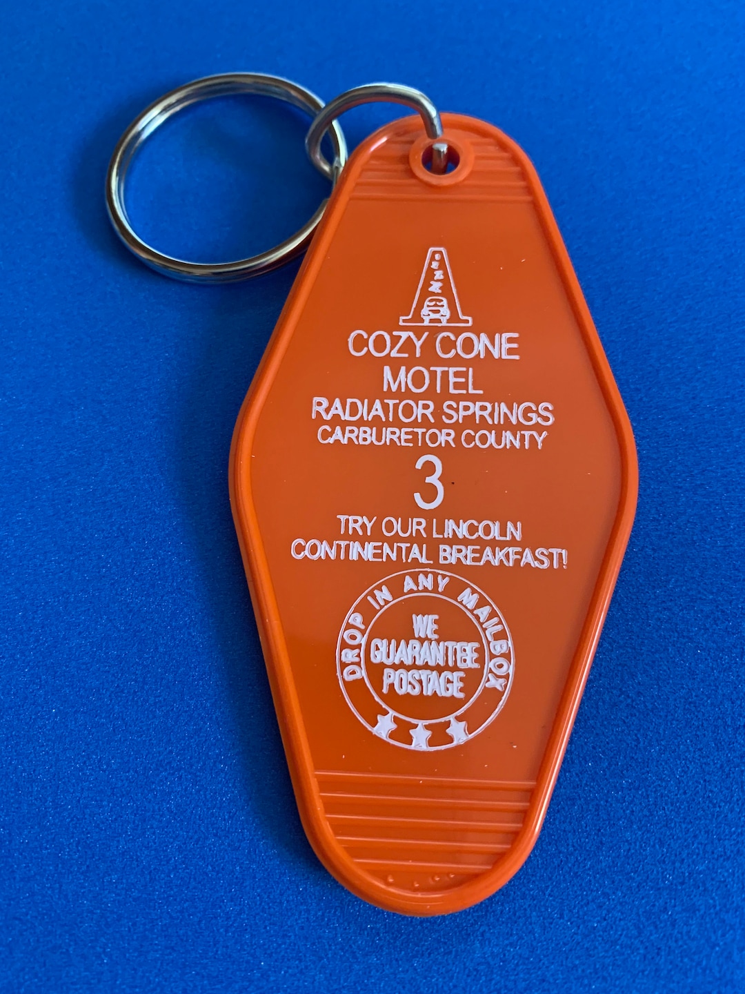 Cozy Cone Motel From Cars Retro-look Key Fob Keychain - Etsy