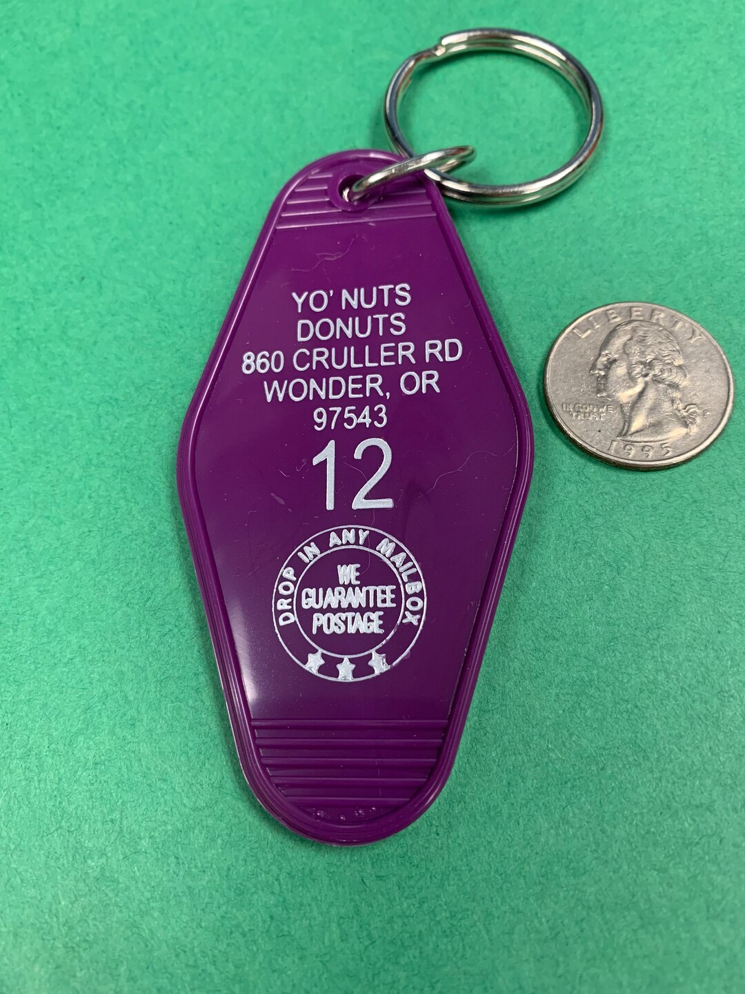 Yo Nuts Donuts Retro-look Motel Style Key Fob or Chain - Etsy