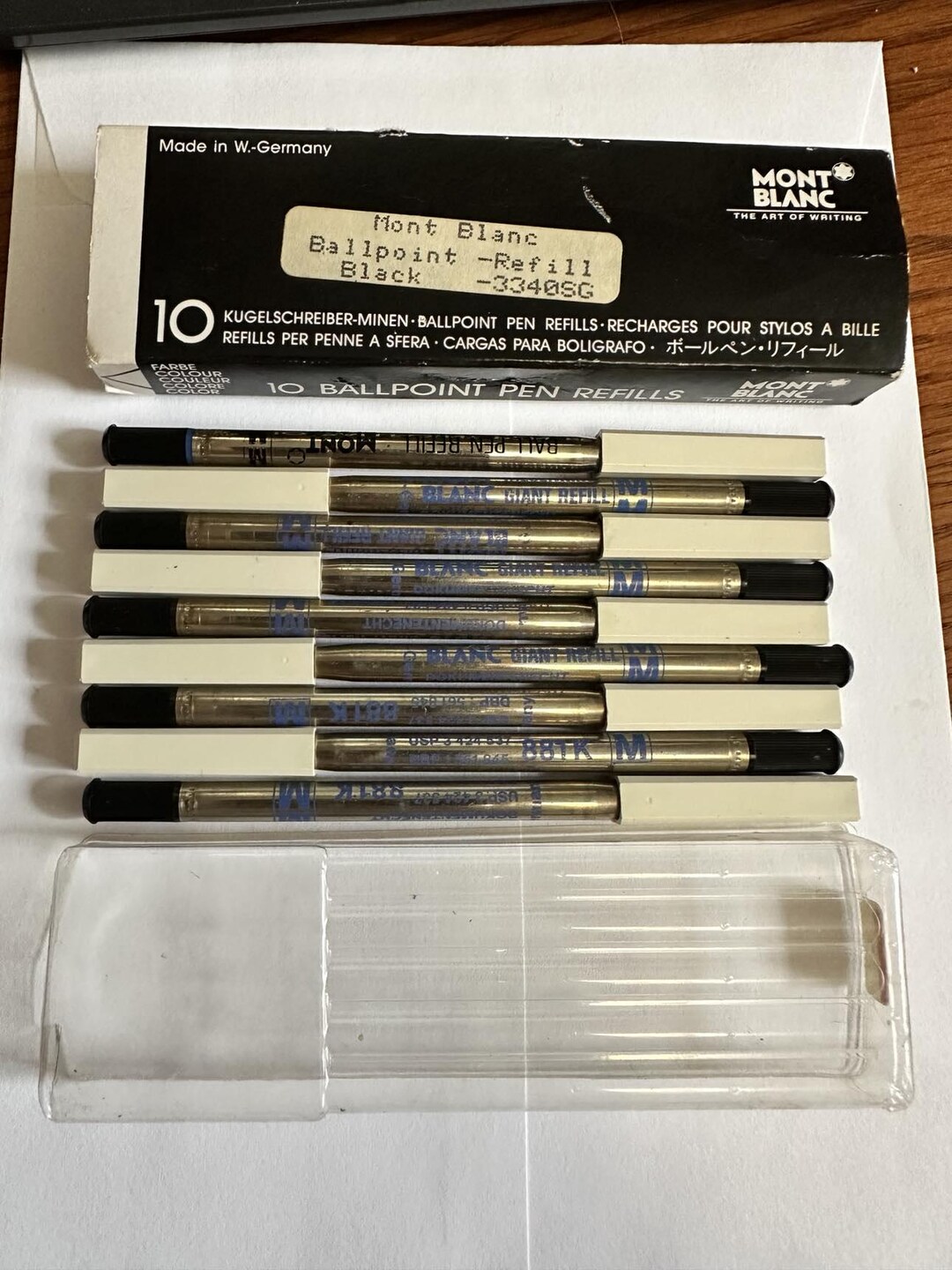 New Old Stock Mont Blanc Pen Refills-box of 9 - Etsy