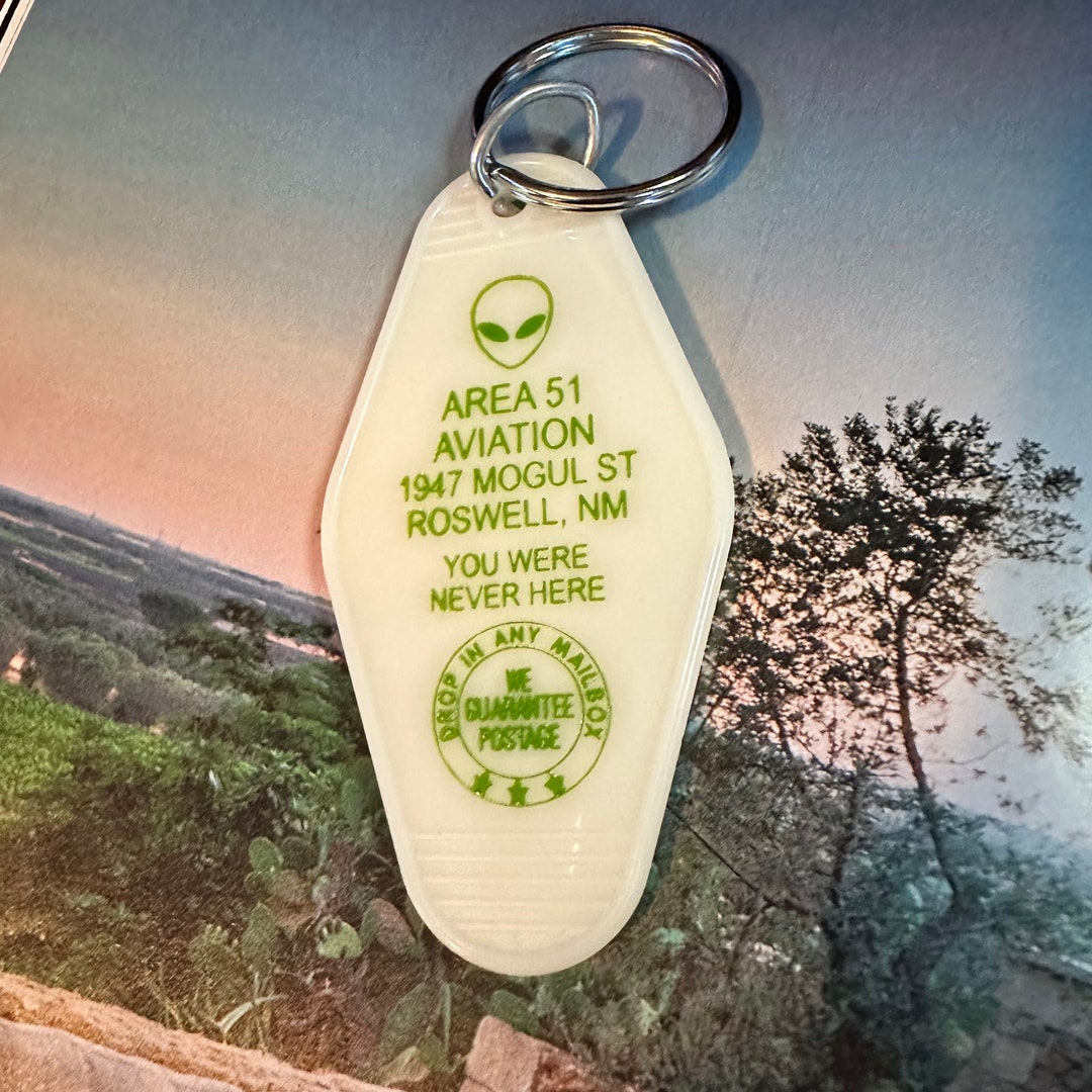 Area 51 Aviation Roswell NM Retro Style Motel Key Tag or Fob - Etsy