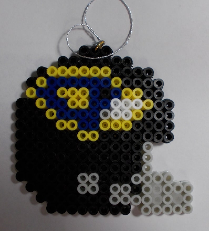 Set of 6 Baltimore Ravens Perler Bead Ornaments - Etsy