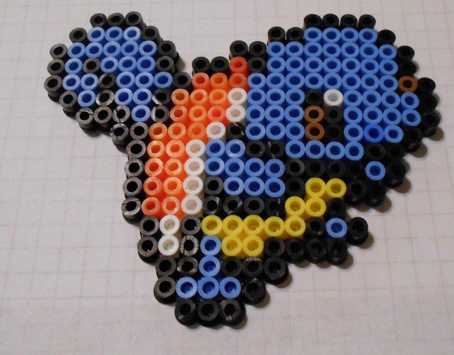 Squirtle Pokemon Character Finished Perler Bead Item | Etsy