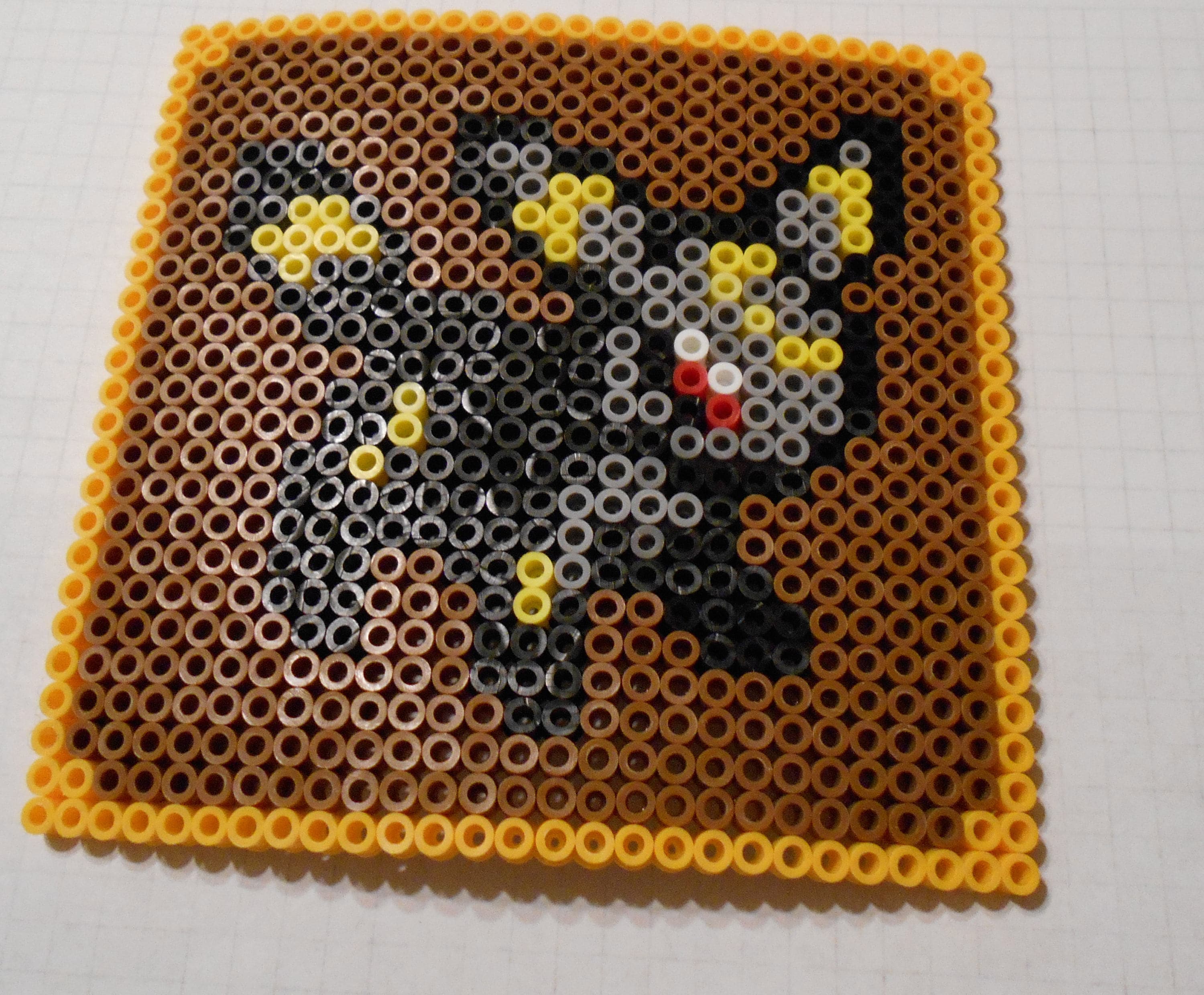 Umbreon Pokemon Panel Finished Perler Bead Item - Etsy