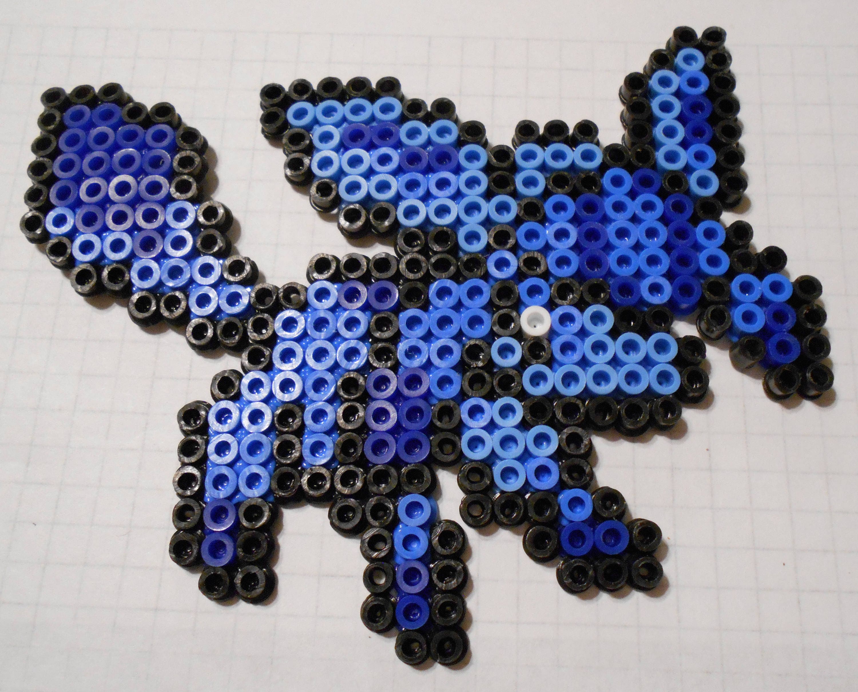 Glaceon Pokemon Character Finished Perler Bead Item - Etsy