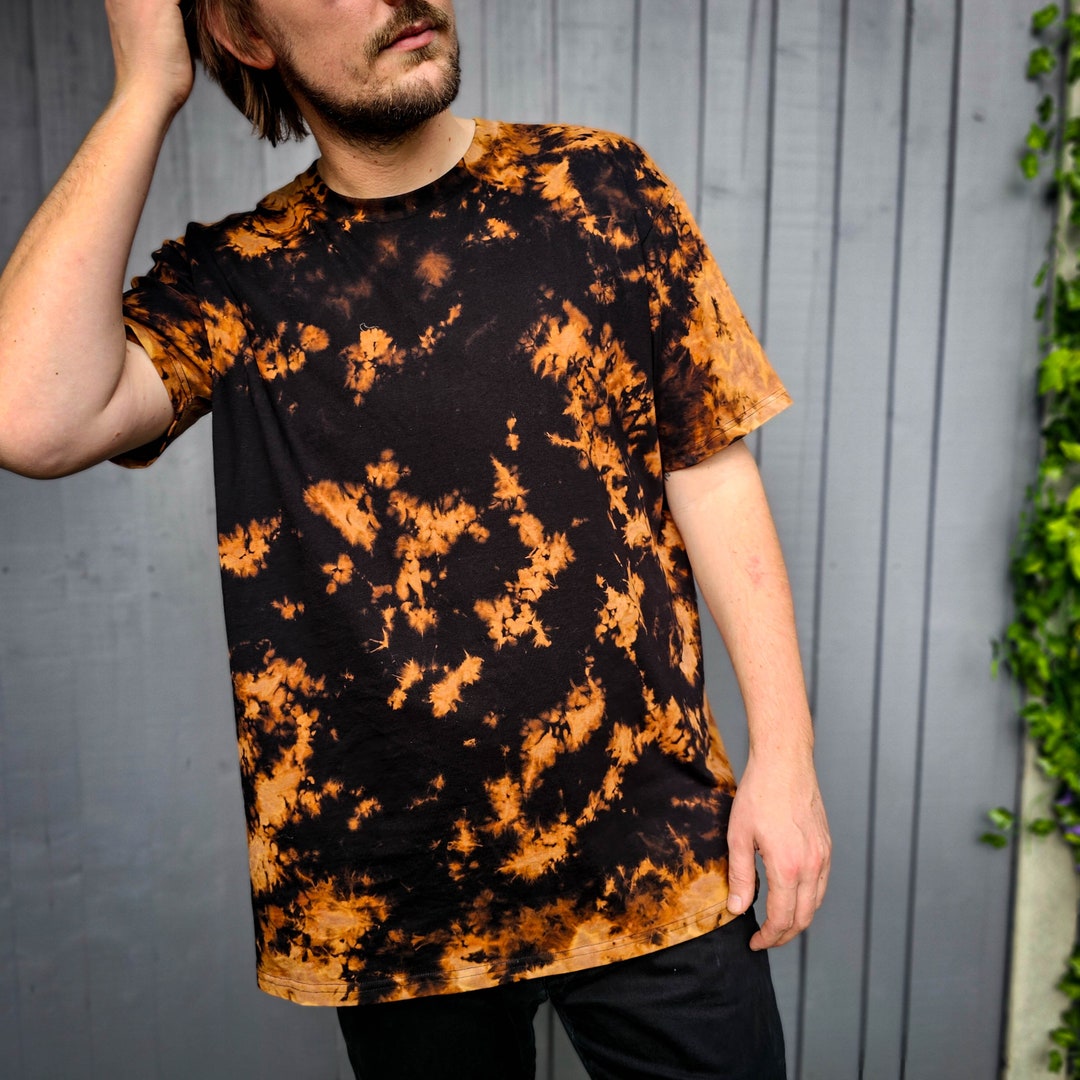 Handmade Bleach Splatter T-shirt: Grunge Goth Punk Clothing - Etsy