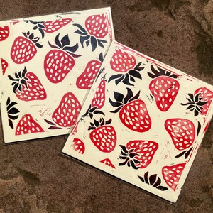 Strawberry Print - Etsy