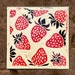 Strawberry Print - Etsy