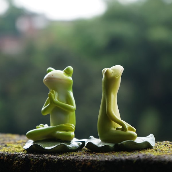 Zen Frog - Etsy