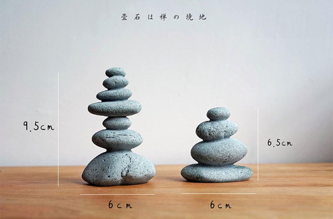 Natural Miniature Small Zen Style Stone Laying Figure Fairy Garden ...