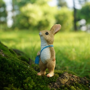 Fairy Miniature Funny Tiny Rabbit With Bag Mini Garden Accessories ...