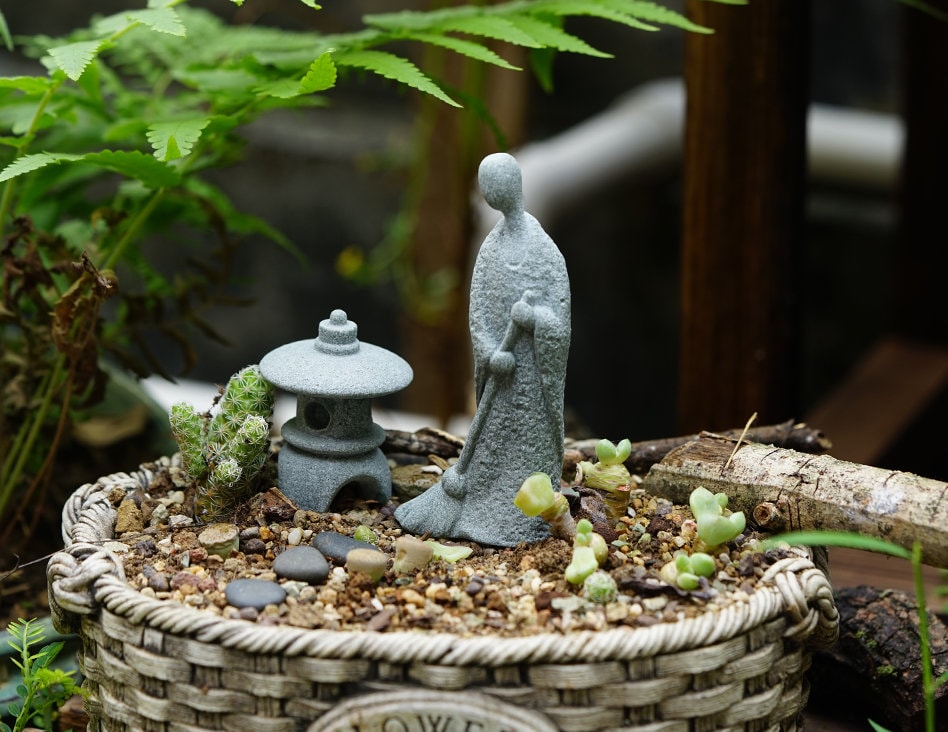 Miniature Small Zen Style Stone Lamp With Three Holes Figure - Etsy